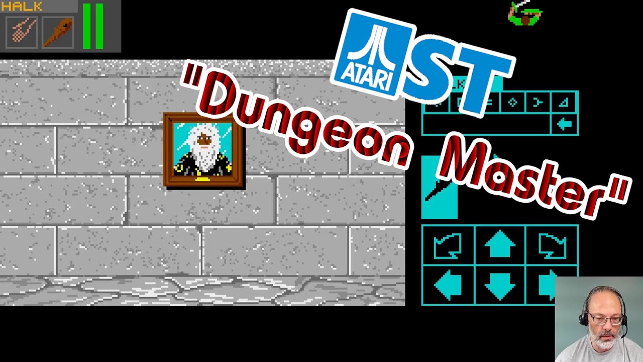 Atari ST Game Play, Dungeon Master - YouTube