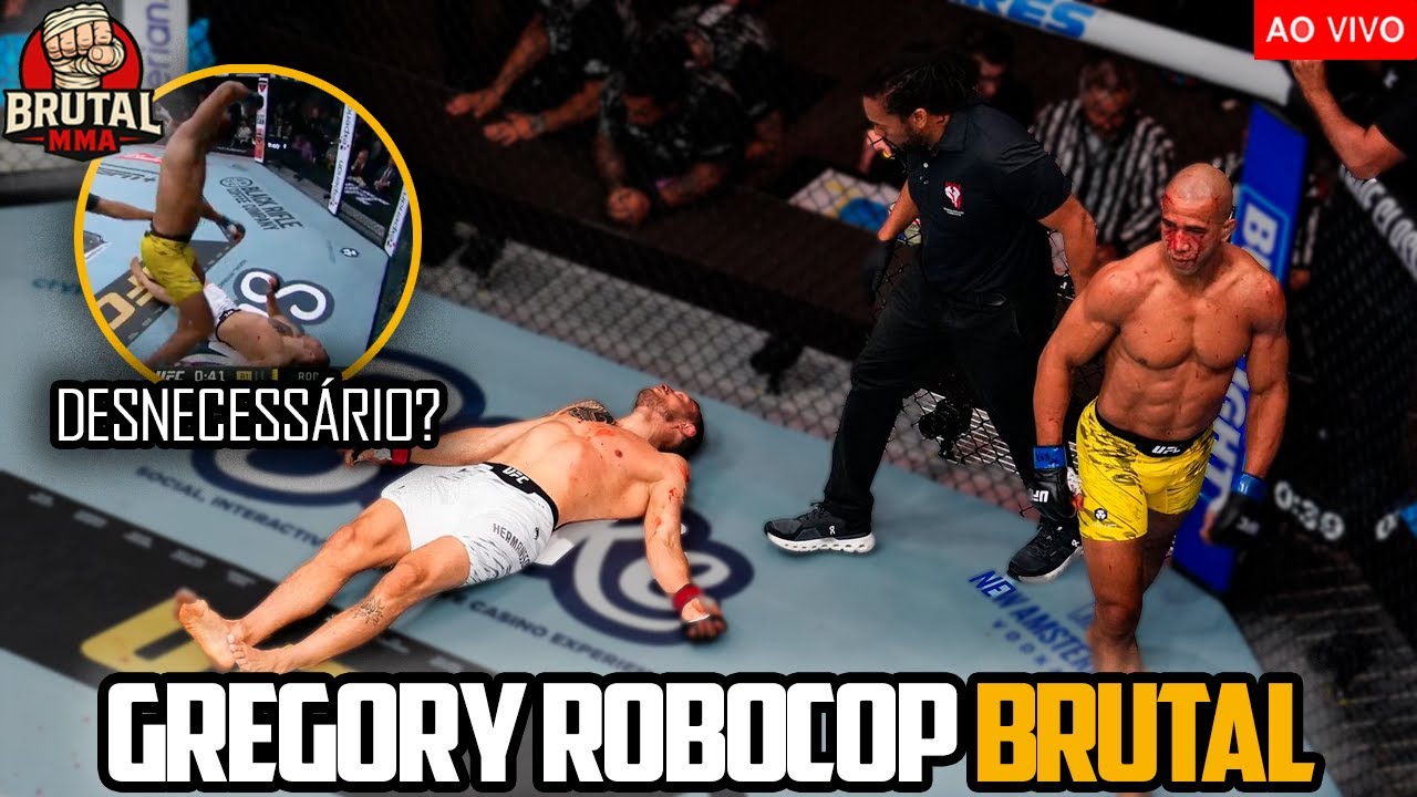 GREGORY ROBOCOP IMPRESSIONA, MAS PASSA DO PONTO? - Cortes da Live do ...