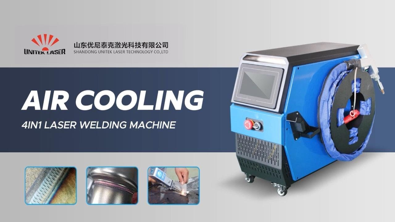 Air-cooled Handheld Laser Welding Machine - UNITEK LASER Supplier - YouTube