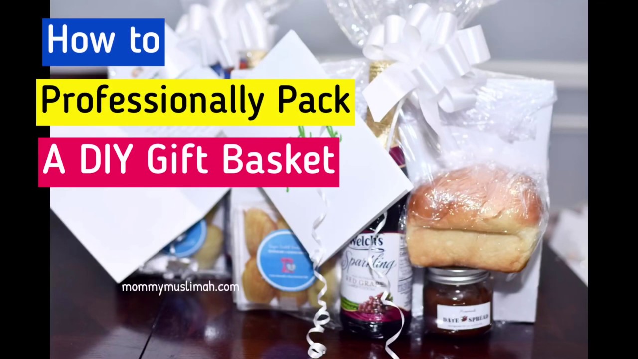 DIY GIFT BASKET TUTORIAL - YouTube