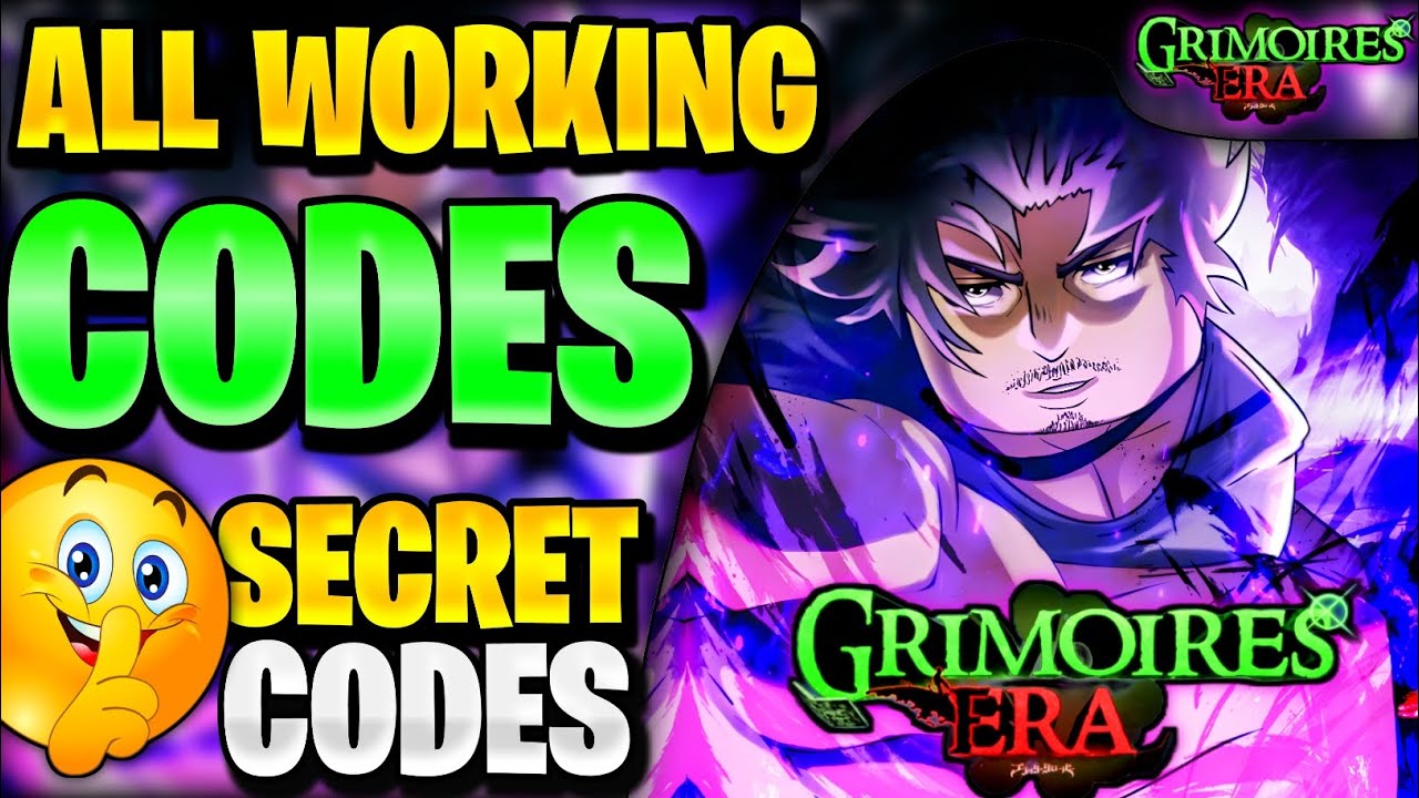 💥*REAL* ALL WORKING SECRET CODES FOR GRIMOIRES ERA! ROBLOX GRIMOIRES ERA CODES - YouTube