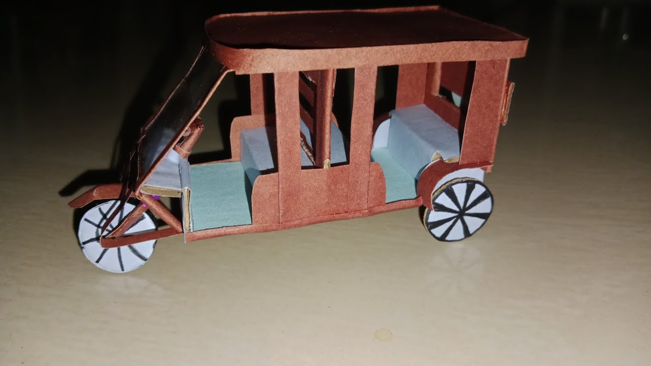 E RICKSHAW | TOOK TOOK Craft | Electric rikshawala - YouTube