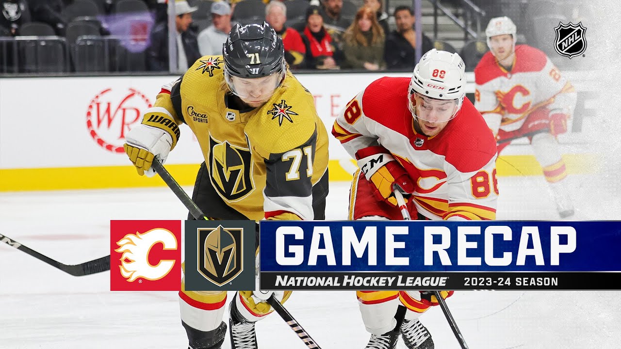 Flames @ Golden Knights 12/12 | NHL Highlights 2023 - YouTube