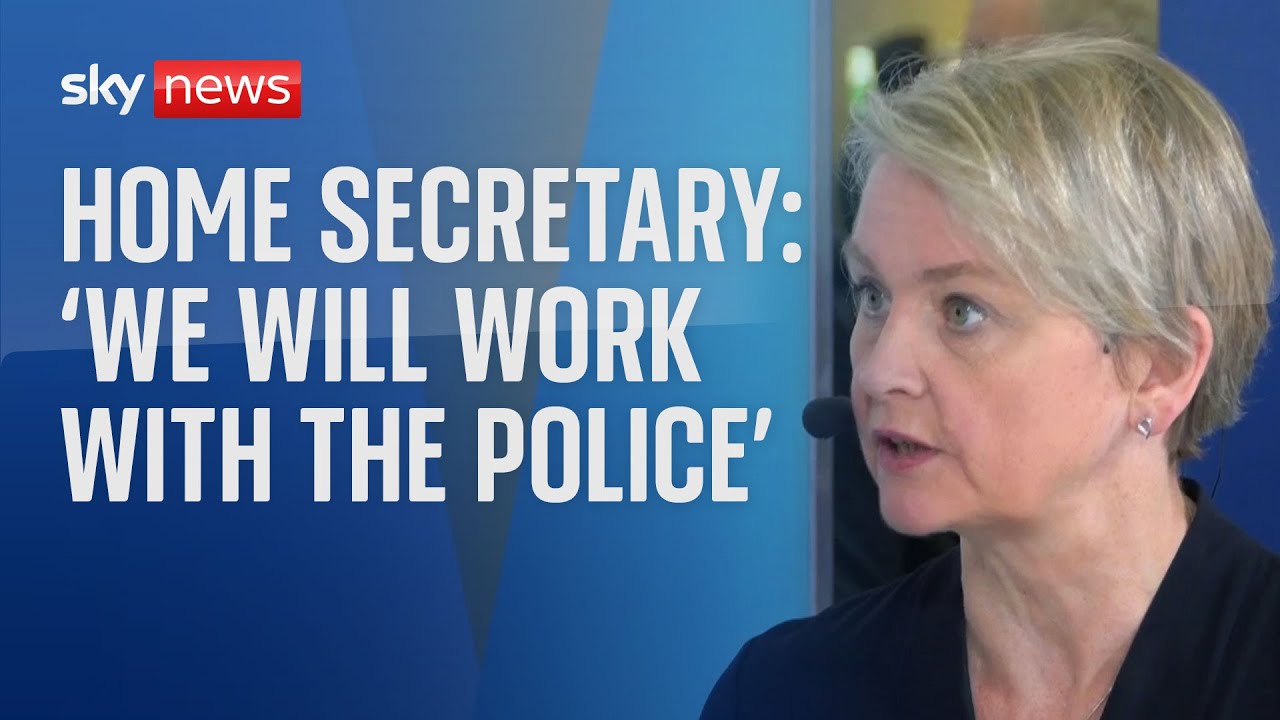 Home secretary plans to 'restore respect to law and order' - YouTube