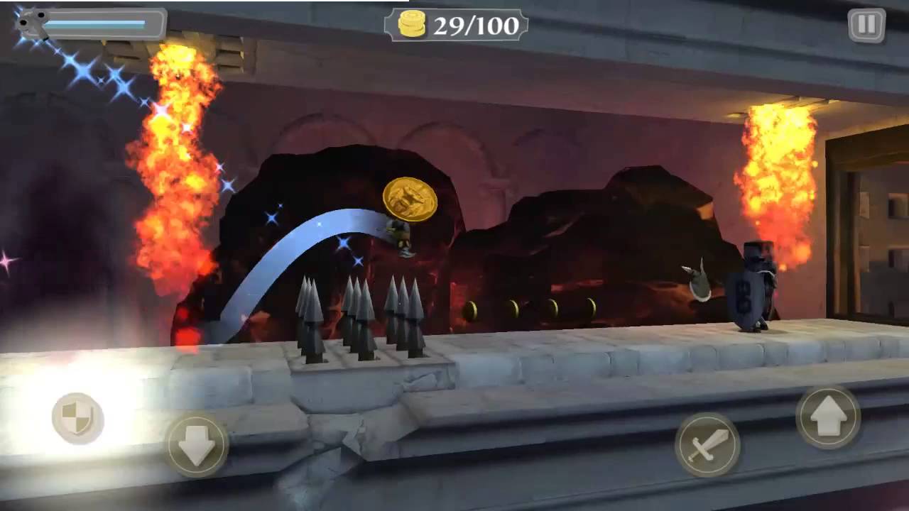 Wind-up Knight 2 - Gameplay - Level 33 - Playing With Fire - S Rank ...
