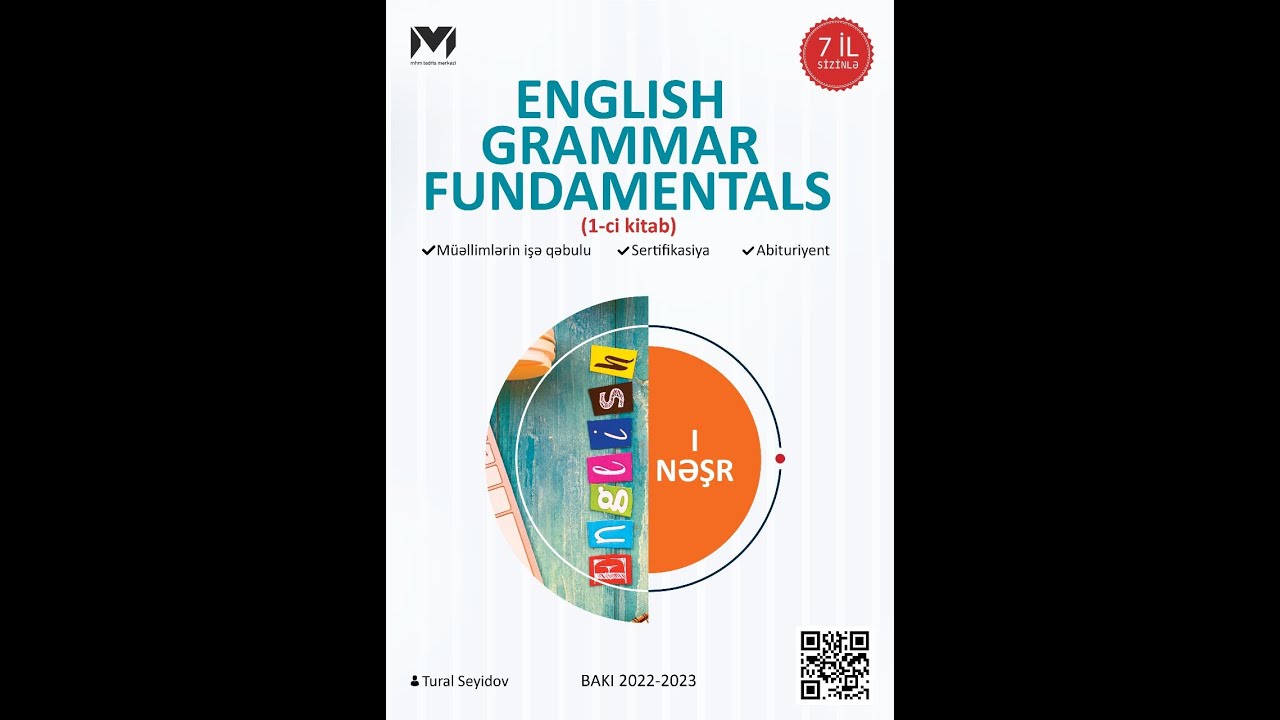 "English Grammar Fundamentals" tanıtım videosu - TURAL SEYİDOV - YouTube