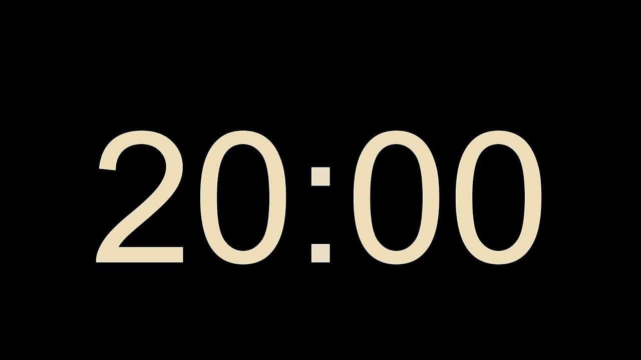 20 Minute Countdown - YouTube