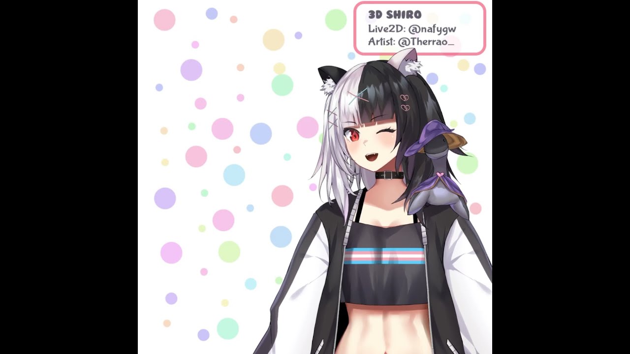 Showcase: 3D Shiro [Live2d Vtuber] - YouTube