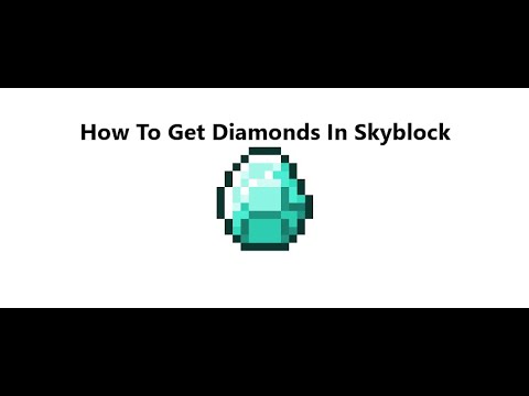 How To Get Diamonds In Hypixel Skyblock - YouTube