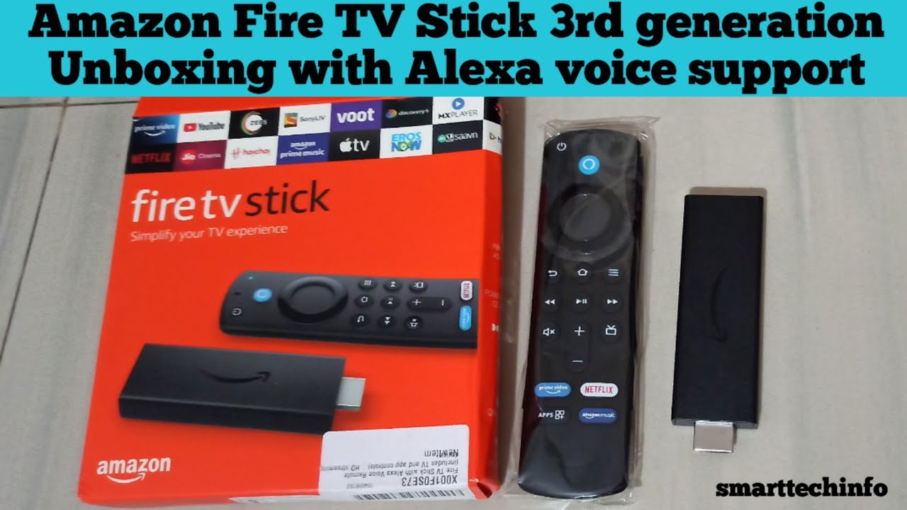 Amazon Fire TV Stick 3rd generation Unboxing with Alexa voice support ...