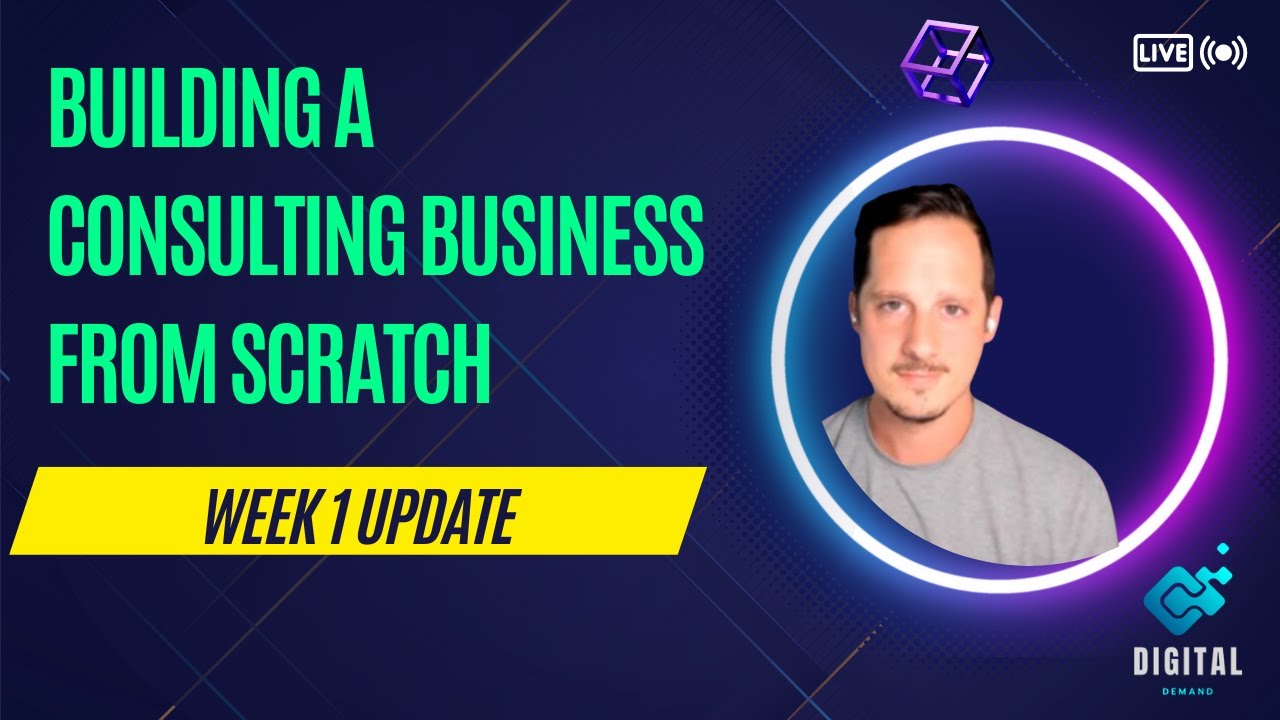 Building a freelance marketing consulting business from scratch - week 1 - YouTube