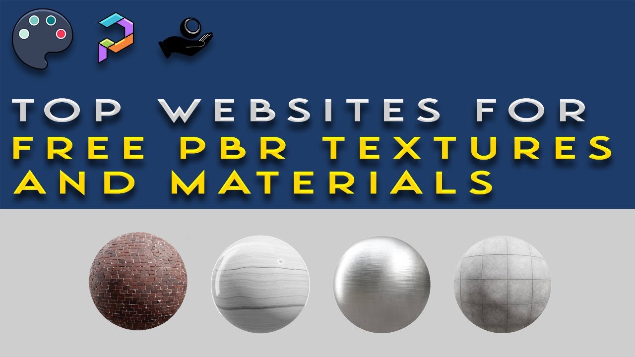 Top 3 Websites for Free PBR Textures and Materials - YouTube