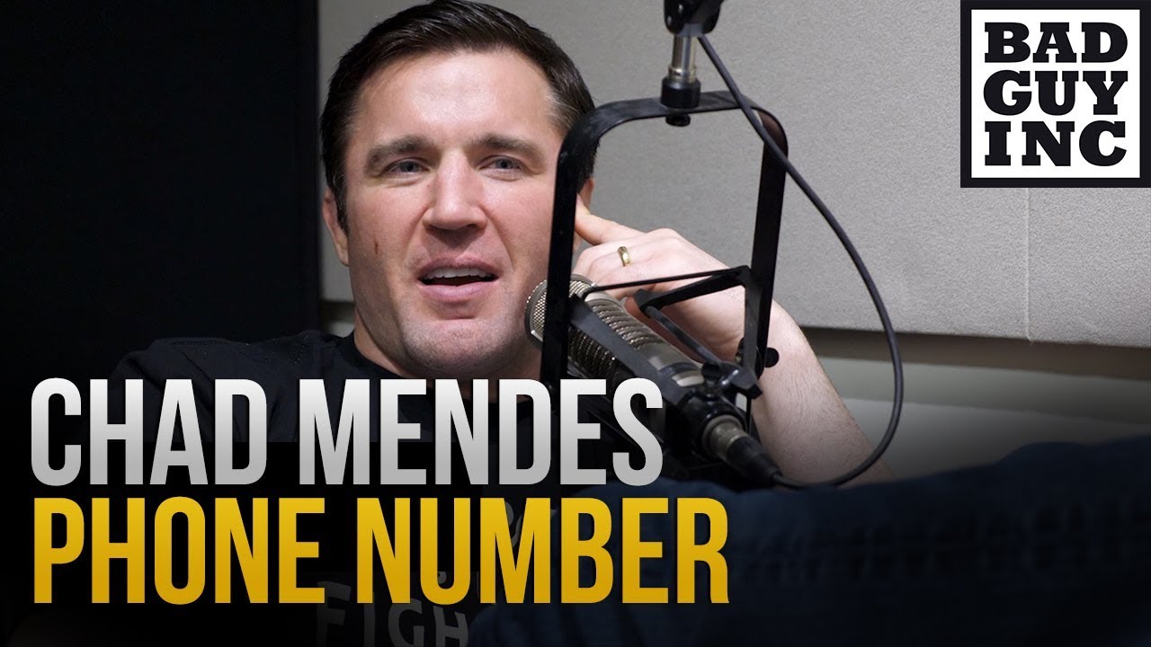 Why I revealed Chad Mendes phone number several years ago (w/residual ...