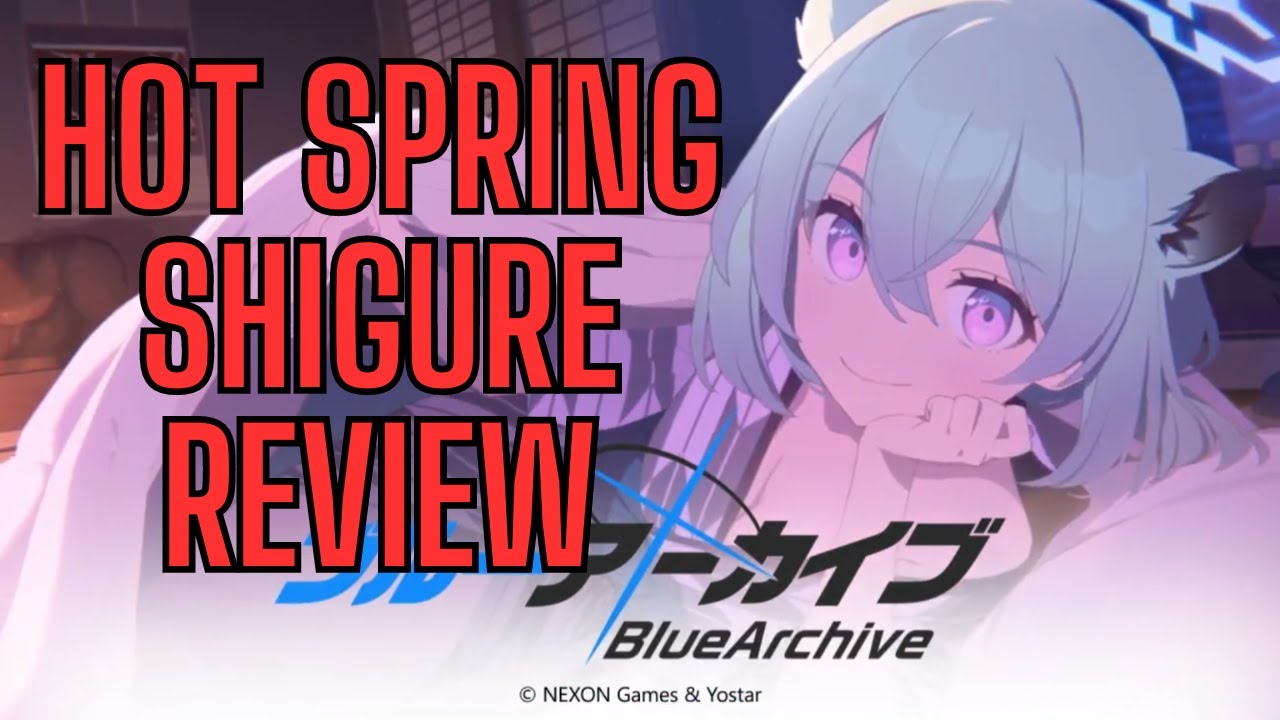 Blue Archive Global Hot spring Shigure Review - YouTube