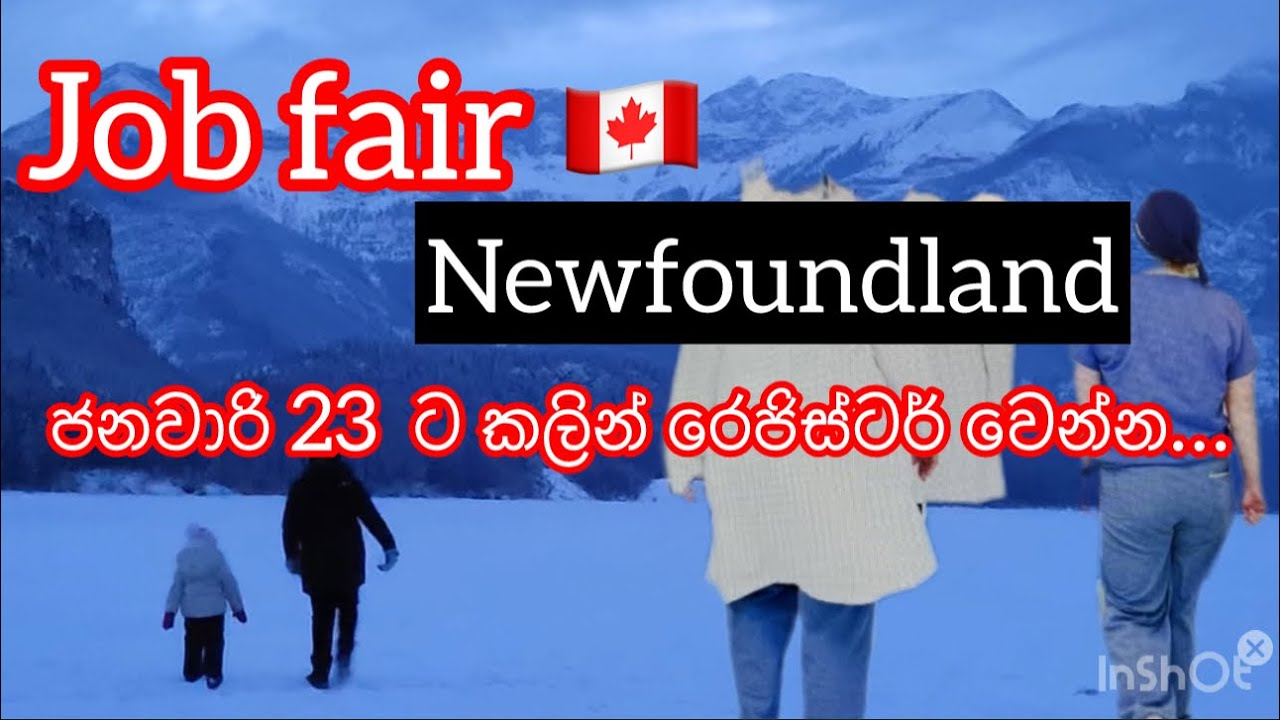 කැනඩා 🇨🇦 Job fair එකට සති දෙකයි/ Newfoundland recruitment event🍁🍁 - YouTube