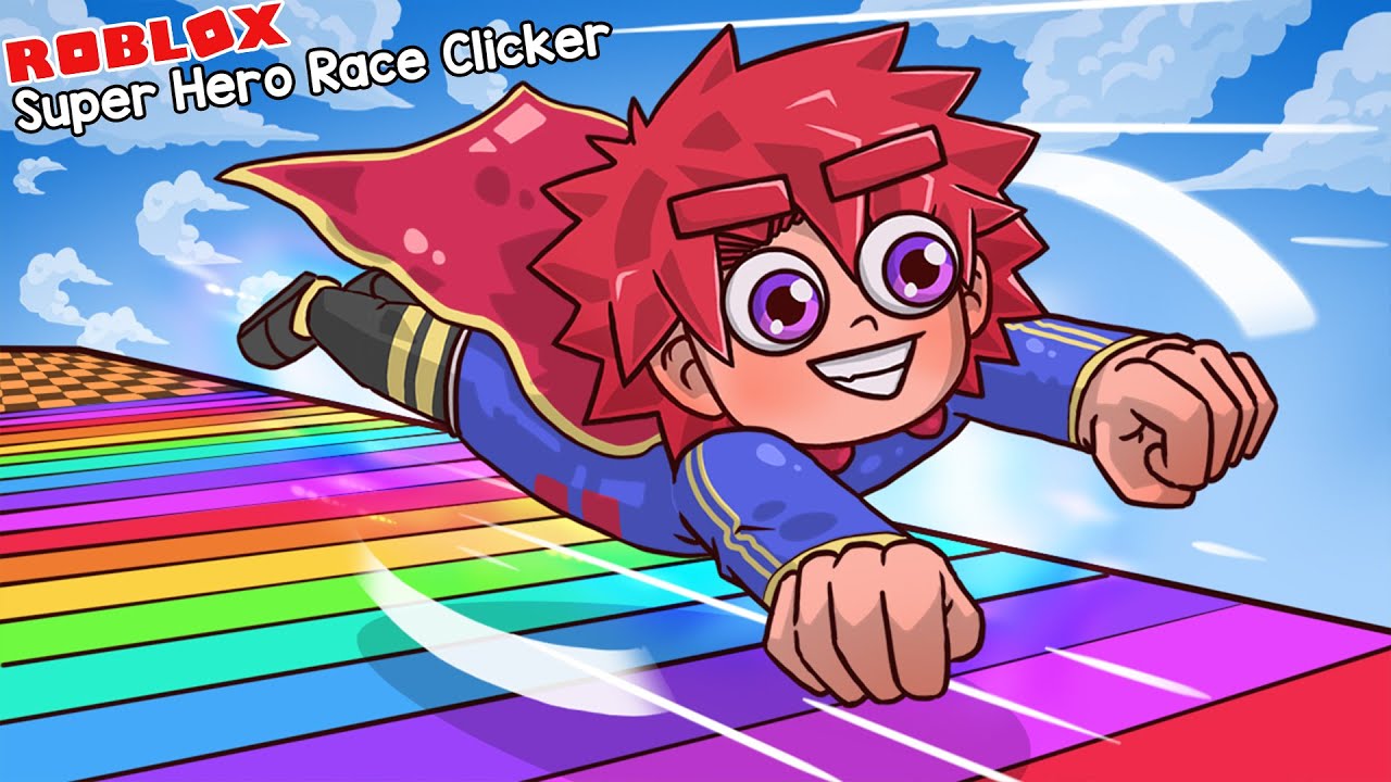 เป็นฮีโร่ง่ายๆด้วยการคลิ๊กให้ไวขึ้น ! Super Hero Race Clicker : Roblox ...