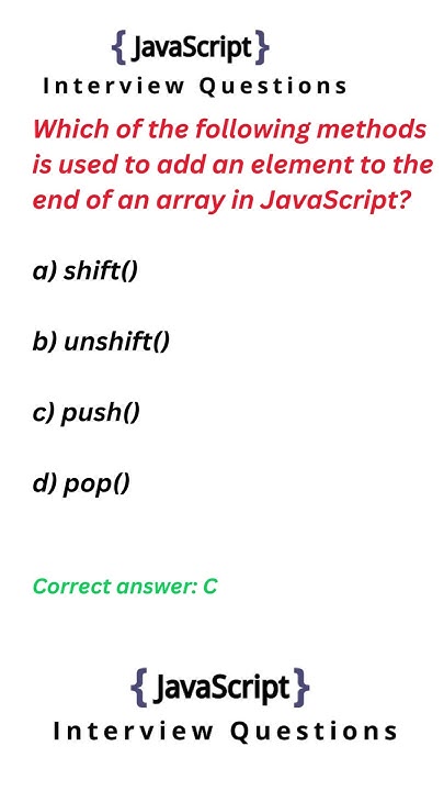 JavaScript MCQ | #javascript #interviewquestions #javascriptinterviewquestions # ...