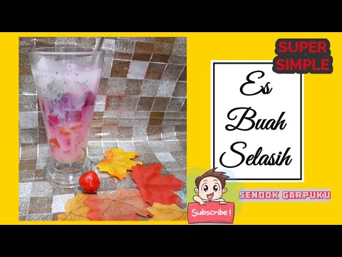 Super Simple Es Buah Selasih - YouTube