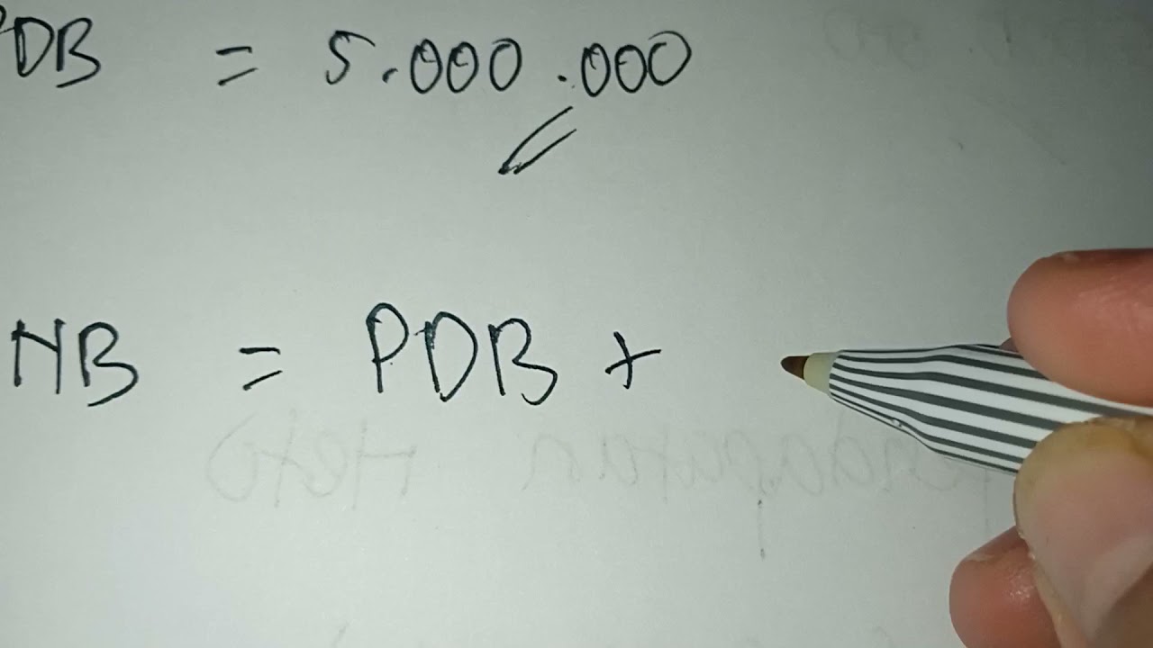 MENCARI NILAI PRODUK DOMESTIK BRUTO (PDB) DAN PRODUK NASIONAL BRUTO ...