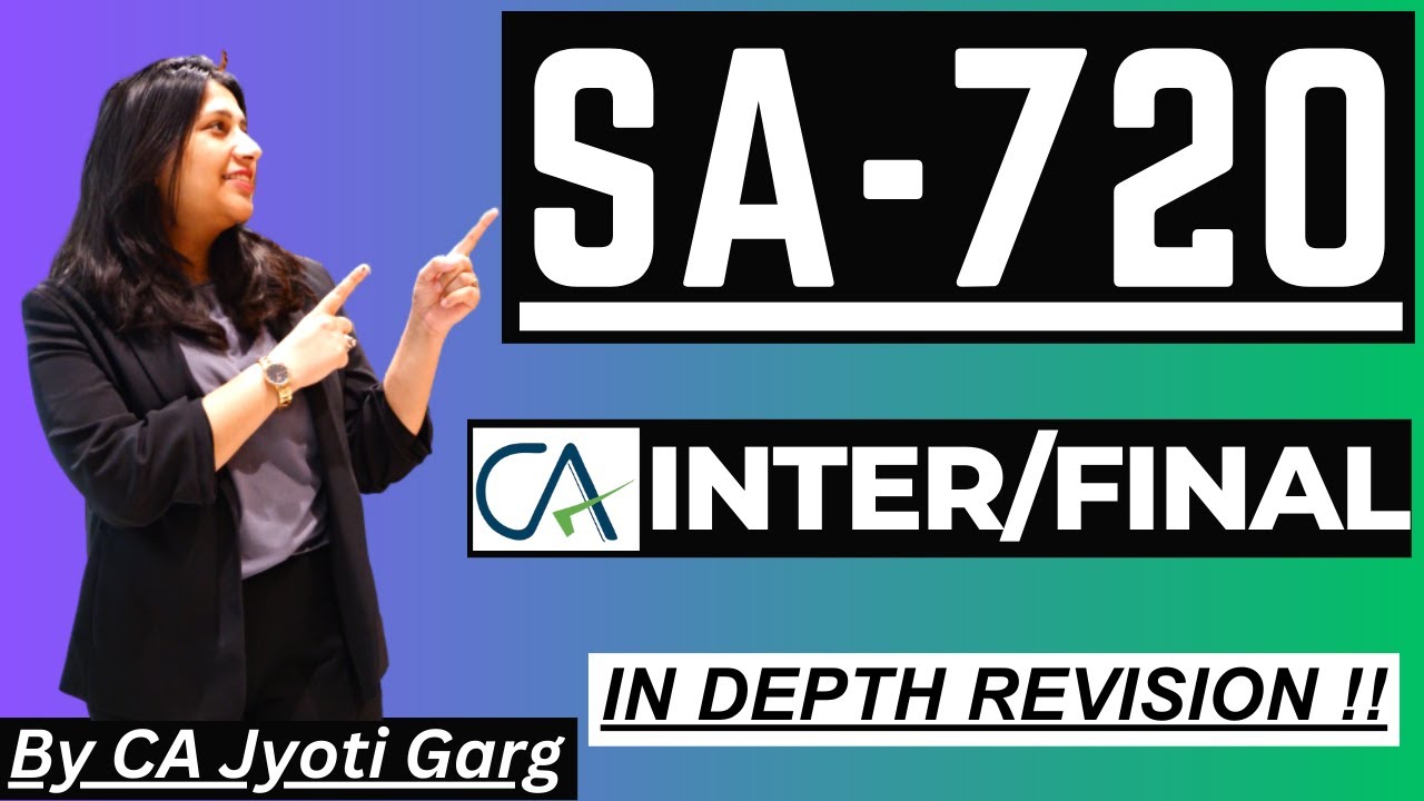 SA - 720 | Auditor's responsibility in relation to other Information ...