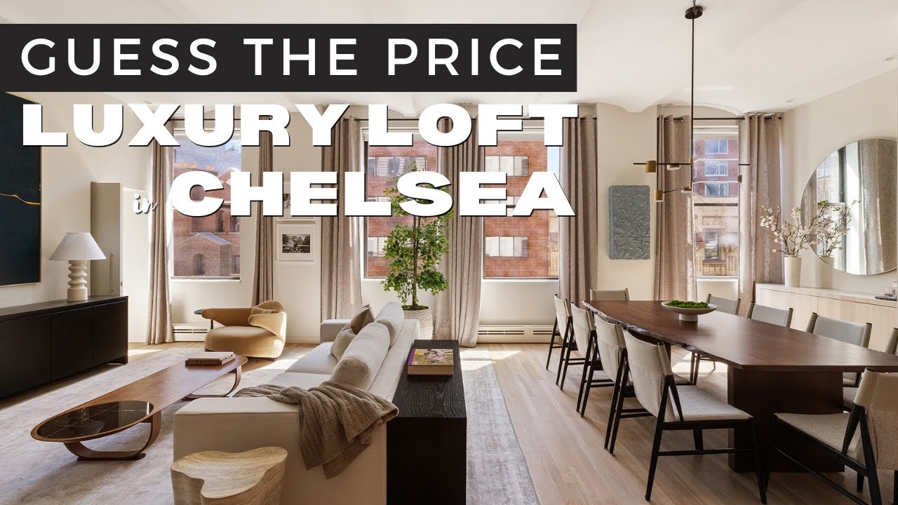 NYC Apartment Tour: CLASSIC LOFT in Chelsea Manhattan - YouTube
