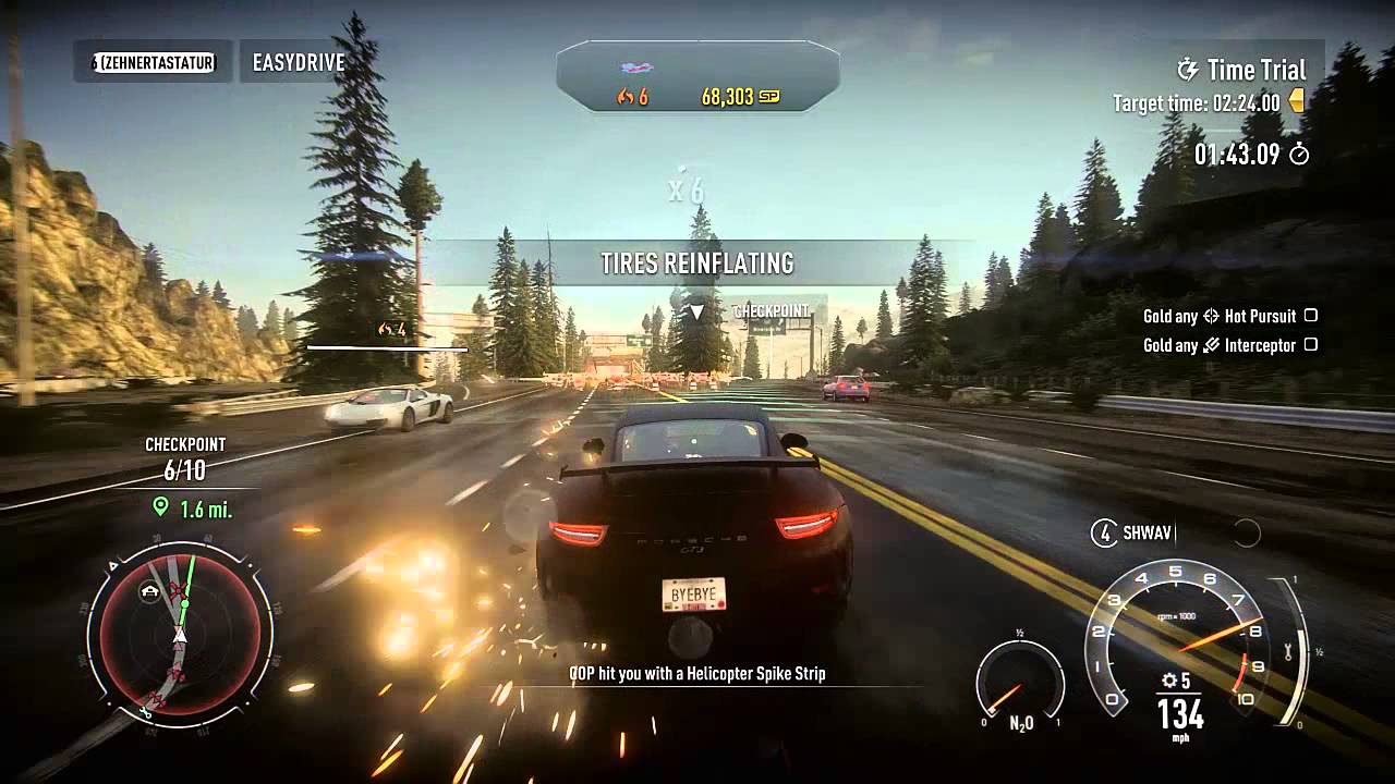 Need For Speed Rivals Time Trial Gear Shift Busted Racethrough - YouTube