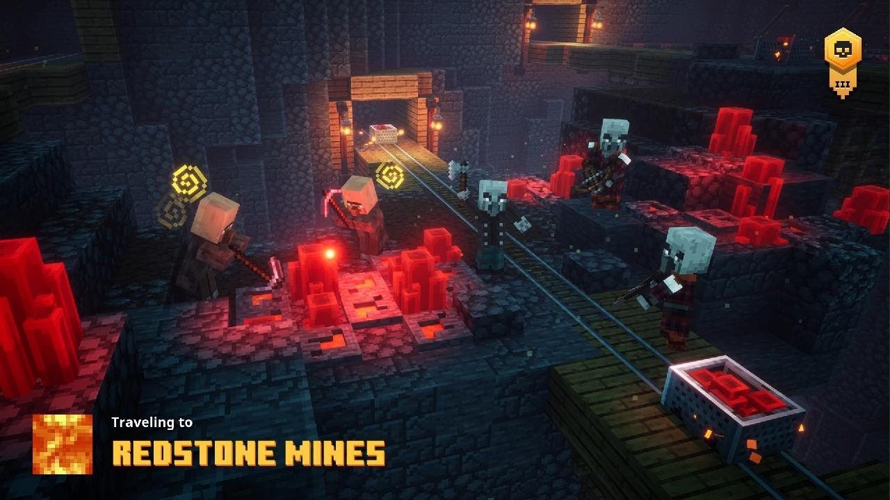 Minecraft Dungeons (Part 6) Redstone Mines - YouTube