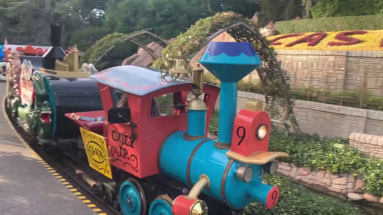 Casey Jr. Circus Train at Disneyland, California - YouTube