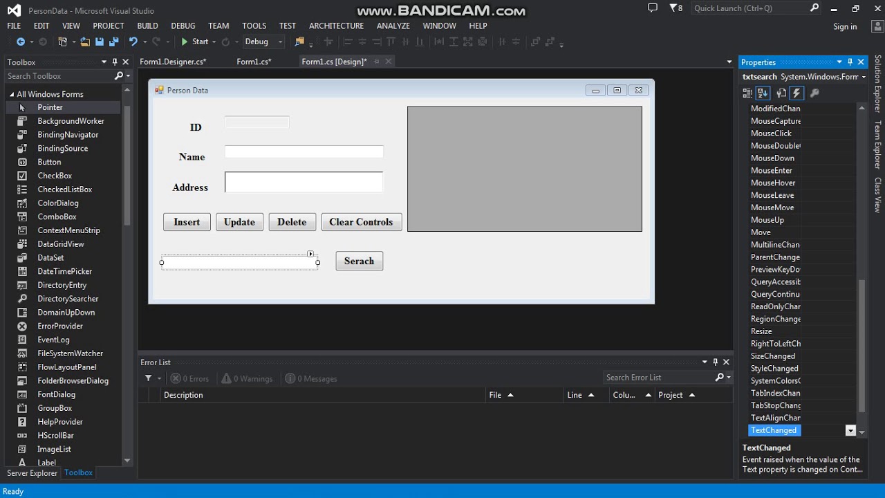 Select Data In Datagridview Rows And Show Textbox Usi