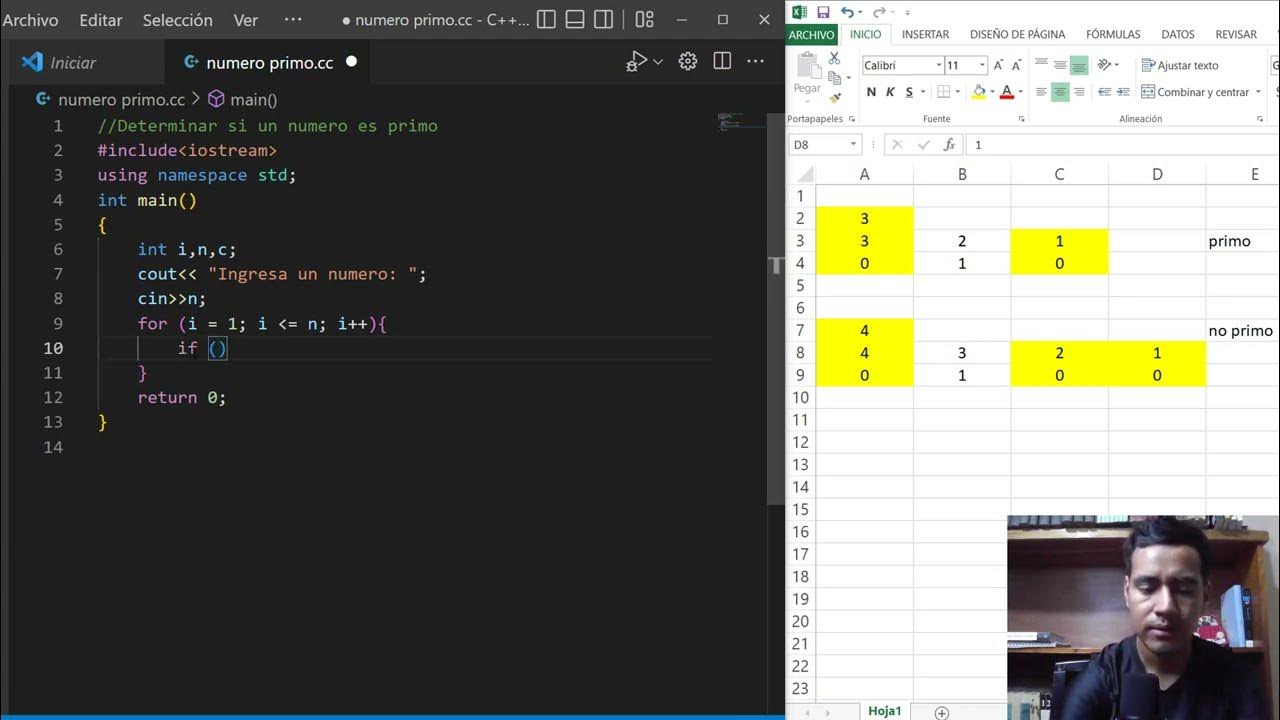 Algoritmo para determinar si un número es primo C++ - YouTube