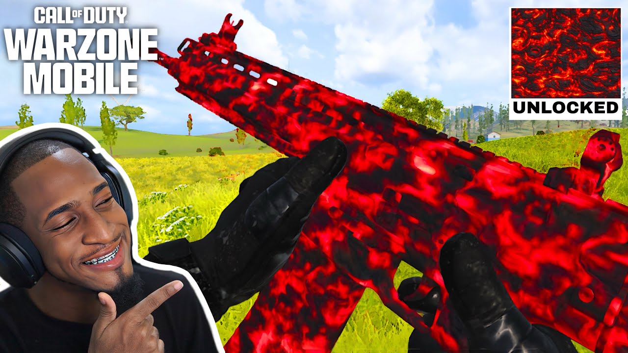 This FREE LAVA CAMO Changes Color in Warzone Mobile 😱 - YouTube