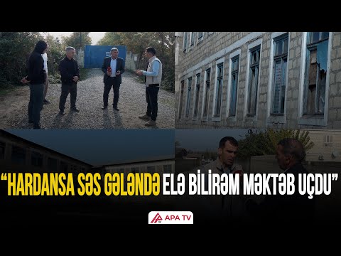 Kürdəmirin Şilyan kənd tam orta məktəbi yararsız vəziyyətdədir – APA TV