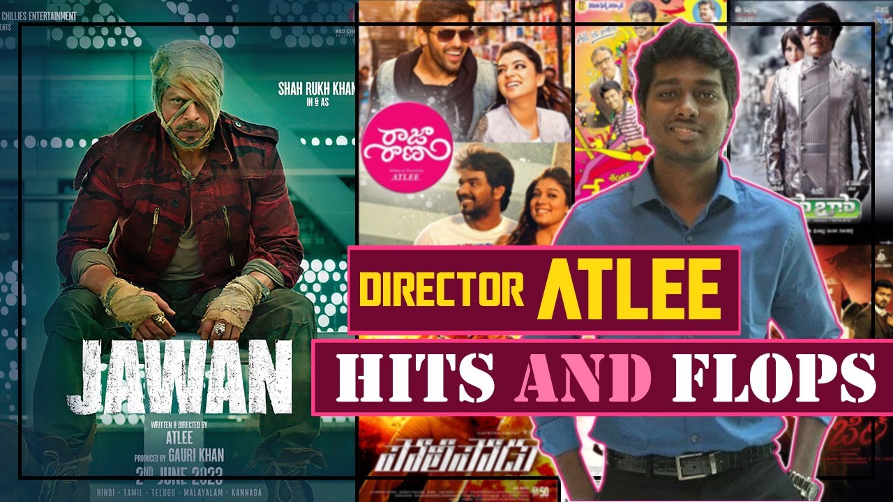 Atlee Movie list | Atlee Movies hits and flops | Jawan Movie - YouTube