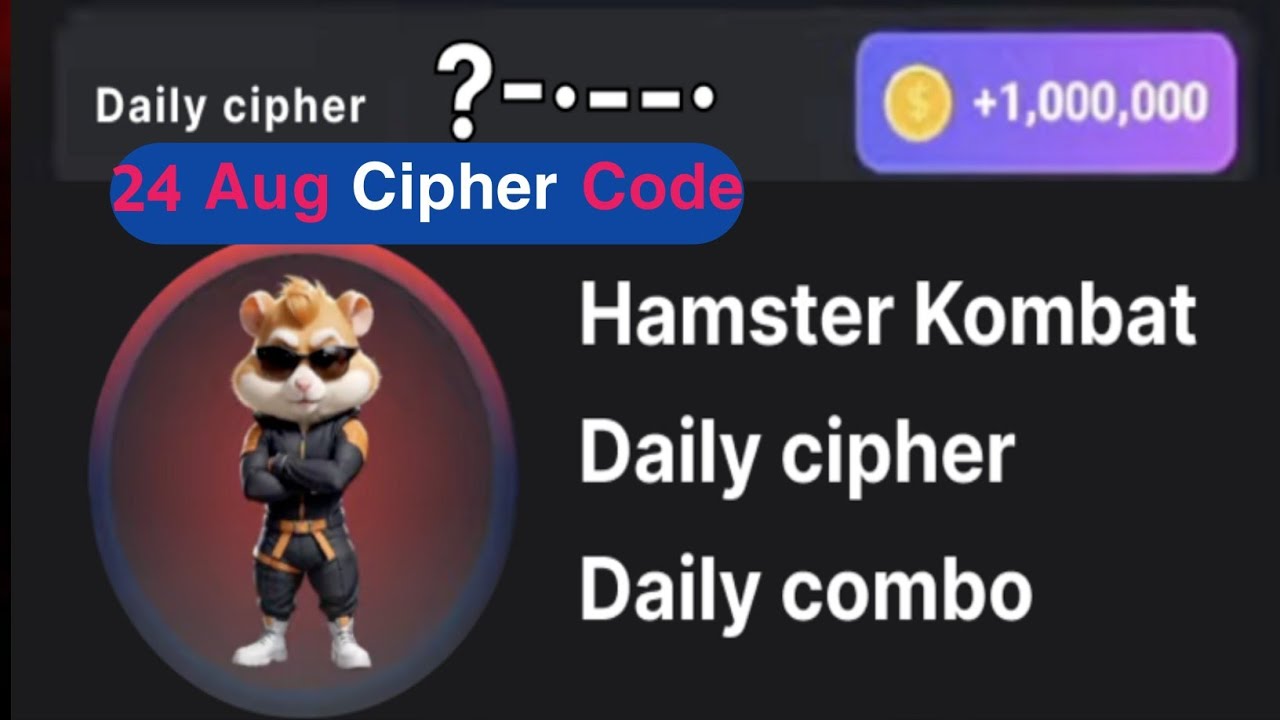 Hamster Kombat Daily Cipher Code ️ Grow More With S H - YouTube