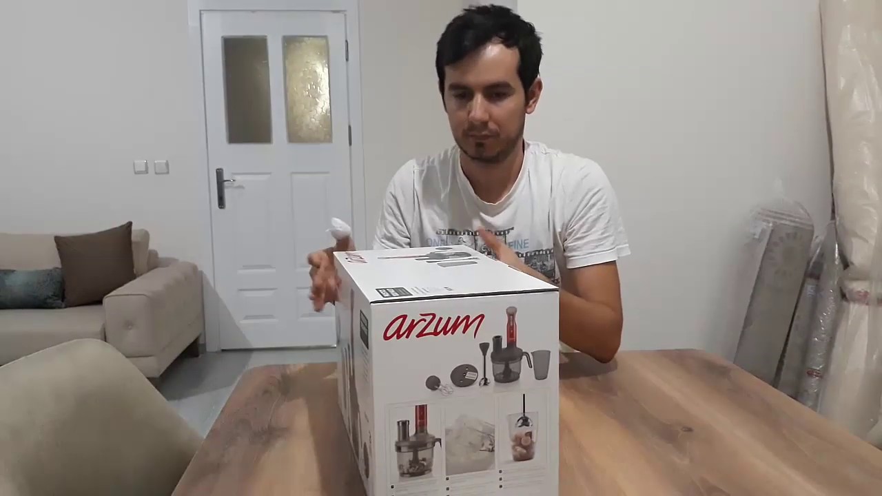 Arzum Ar1026 Prostick 1000watt Multi Blender Seti - YouTube