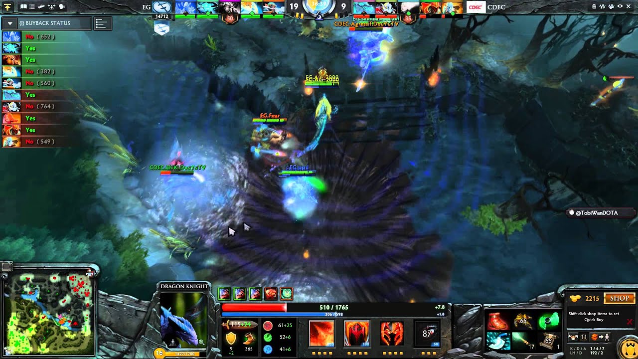 TI 5 Grand Finals - EG vs CDEC - game 4 Teamfights Highlights - YouTube