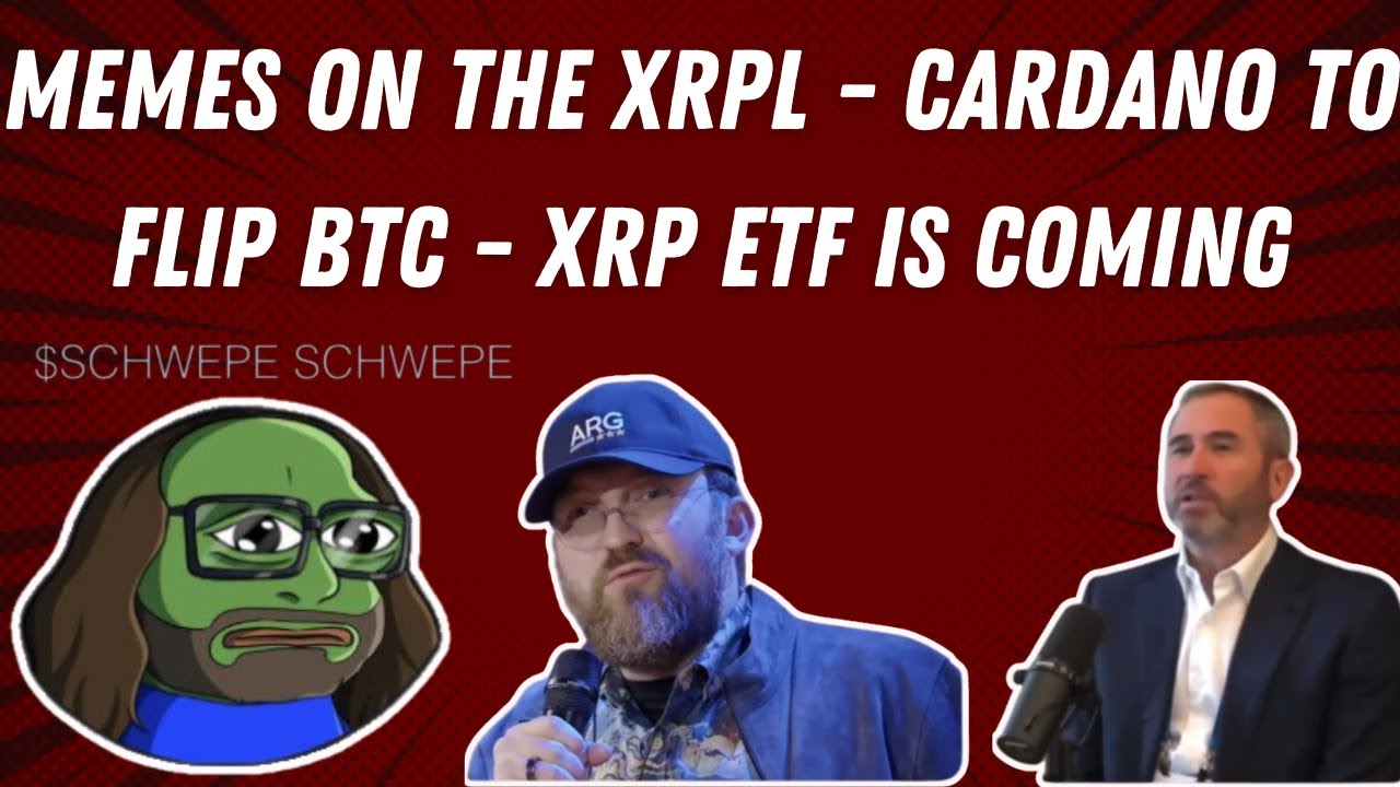 MEMES ARE EXPLODING ON THE XRPL - CARDANO WILL FLIF BTC SAYS CHARLES - BRAD XRP ETF COMING - YouTube