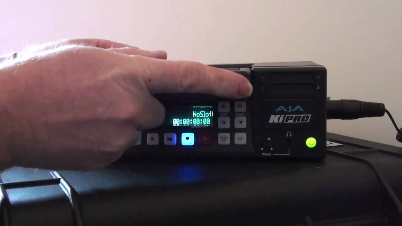 Properly Ejecting & Mounting AJA KiPRO drives - YouTube