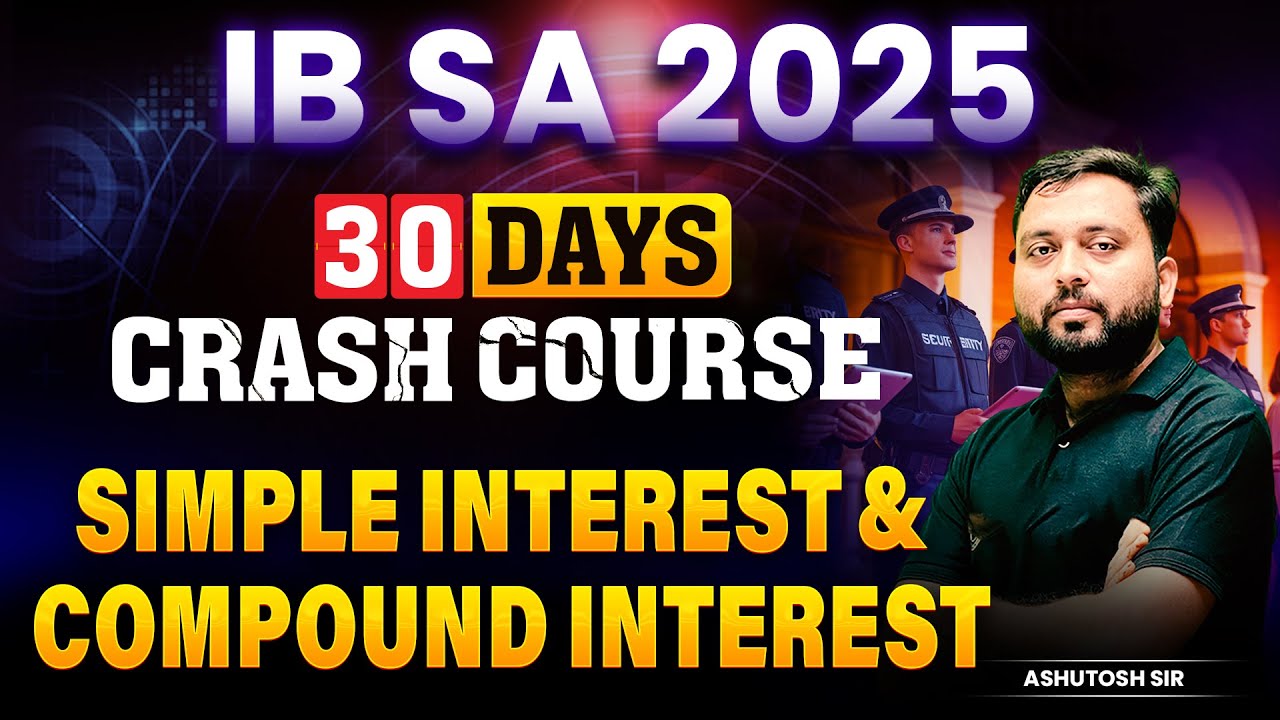 IB SA 2025 MATHS | 30 Days Crash Course | Day 7 | By Ashutosh Sir - YouTube