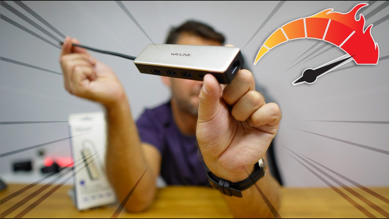 ULTRA Fast Docking Station💨 Wavlink Super Speed - YouTube