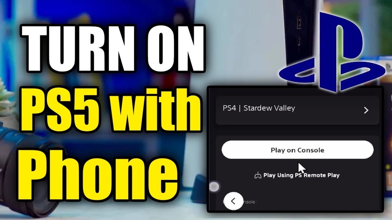 How to Turn ON PS5 using PHONE! (Best Method) - YouTube