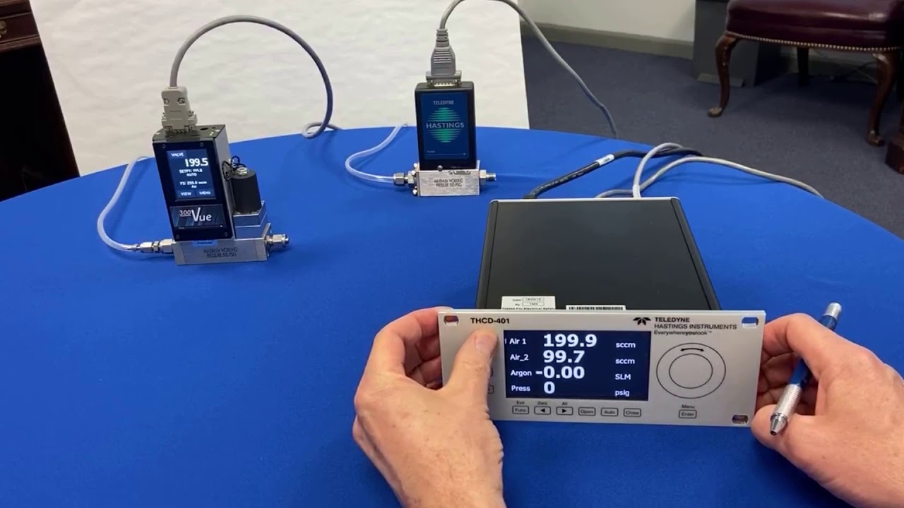 Using Mass Flow Controllers for Ratio Control of Gas Flow - YouTube