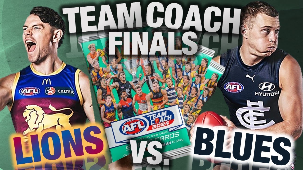 AFL TeamCoach 2024: FINALS BATTLE! Brisbane V Carlton! - YouTube