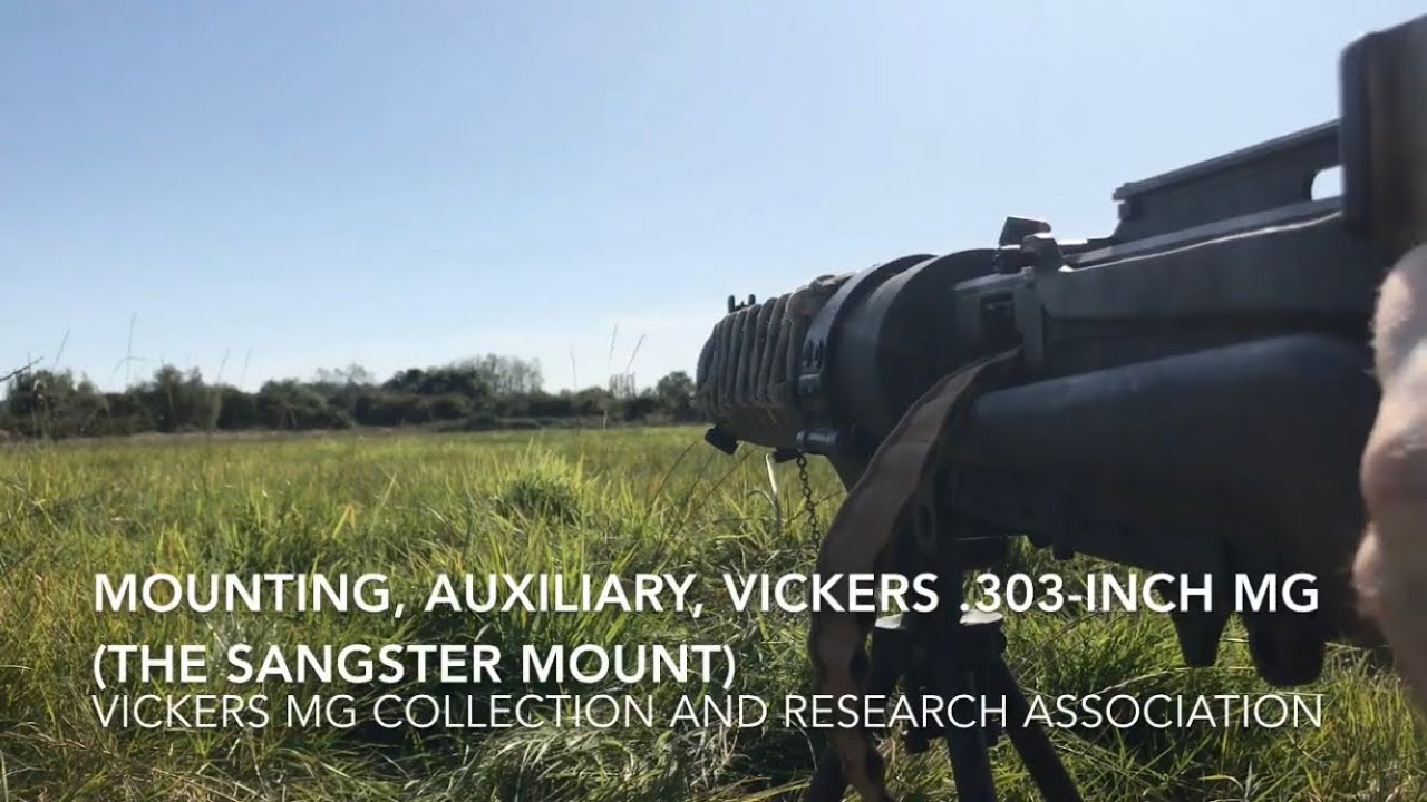 Firing the Vickers machine gun on the Sangster Mount - YouTube