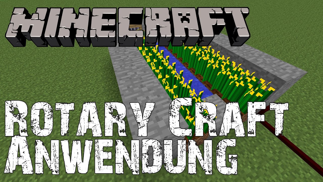 Minecraft Tutorial - Rotary Craft Anwendungsbeispiel - YouTube