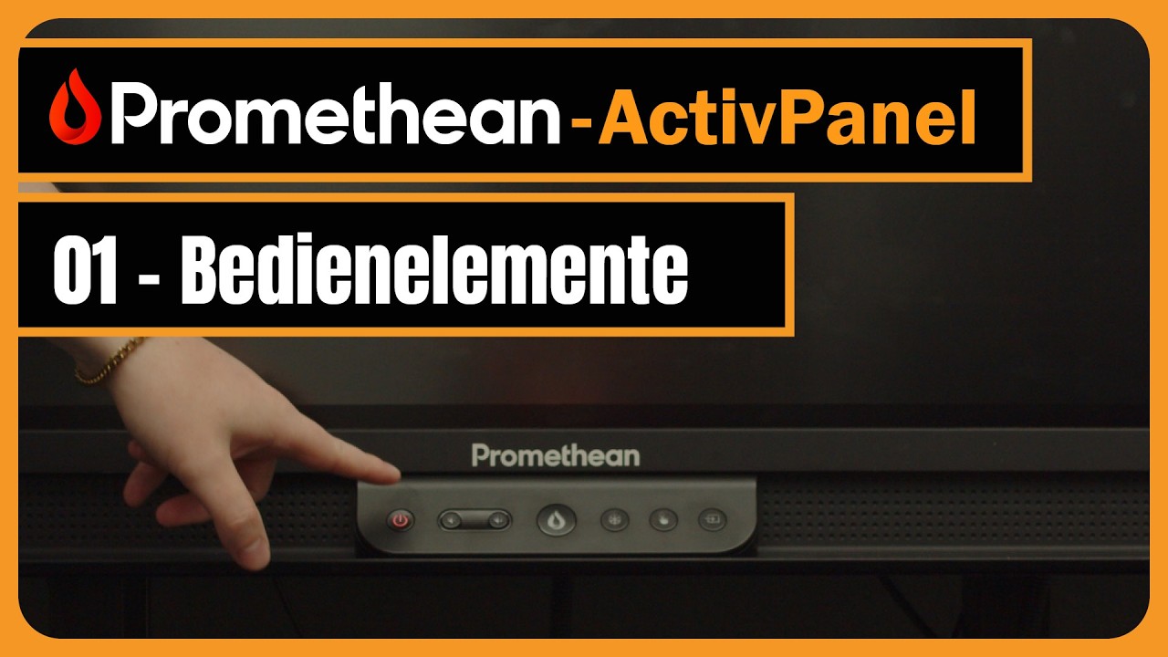 Promethean ActivPanel - Lektion 01: Bedienelemente - YouTube