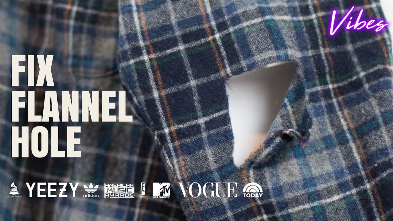 How To Mend Holes In Flannel DIY— Pendleton - YouTube