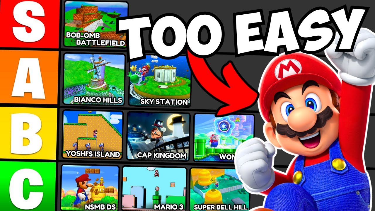 Ranking the First Level in Every Mario Game - YouTube