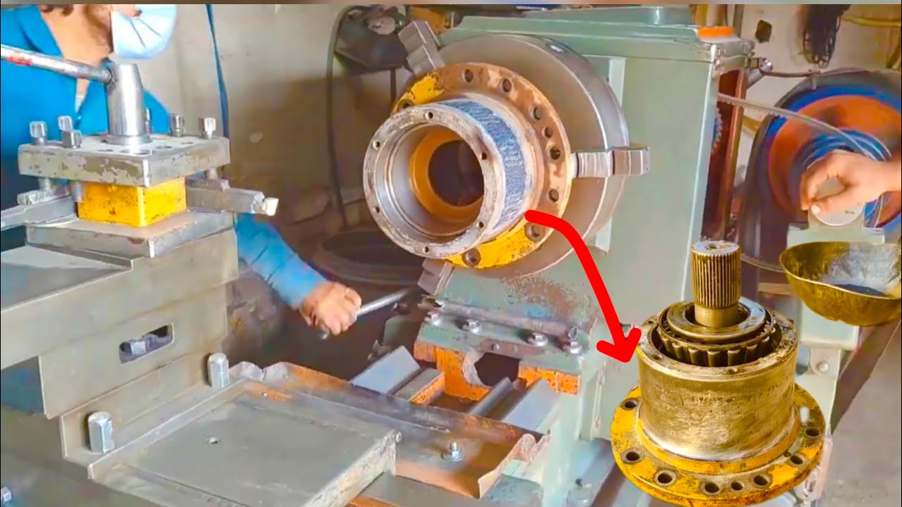 Cat Wheel Loader 966F Julia Repairing // Complete Process - YouTube
