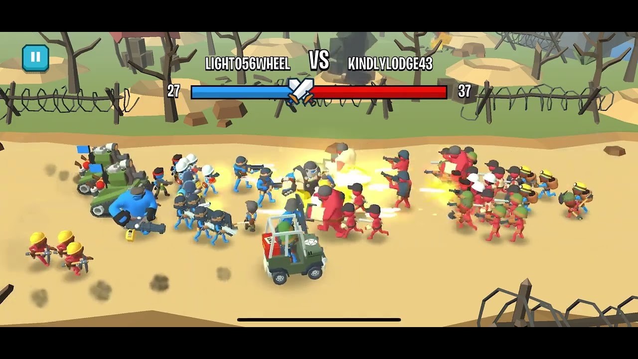 #30 Arena pvp Stick Army World War Strategy - YouTube